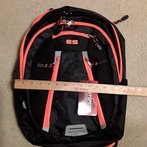 Eastsport | Bags | Eastsport Girls Women Backpack Black And Orange Ne ...